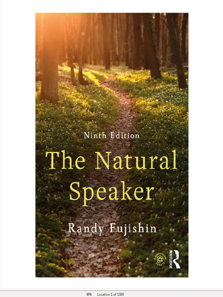 Fujishin Randy - The Natural Speaker | PDF | Communication | Public ...