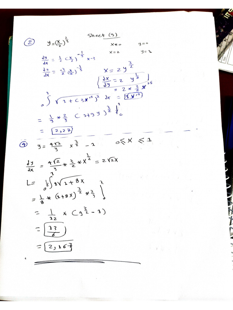 Sheet 9 Math2 | PDF