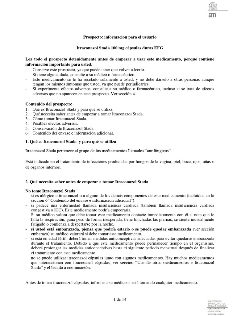 Prospecto 77398.html | PDF | Medicamentos con receta | Efecto adverso