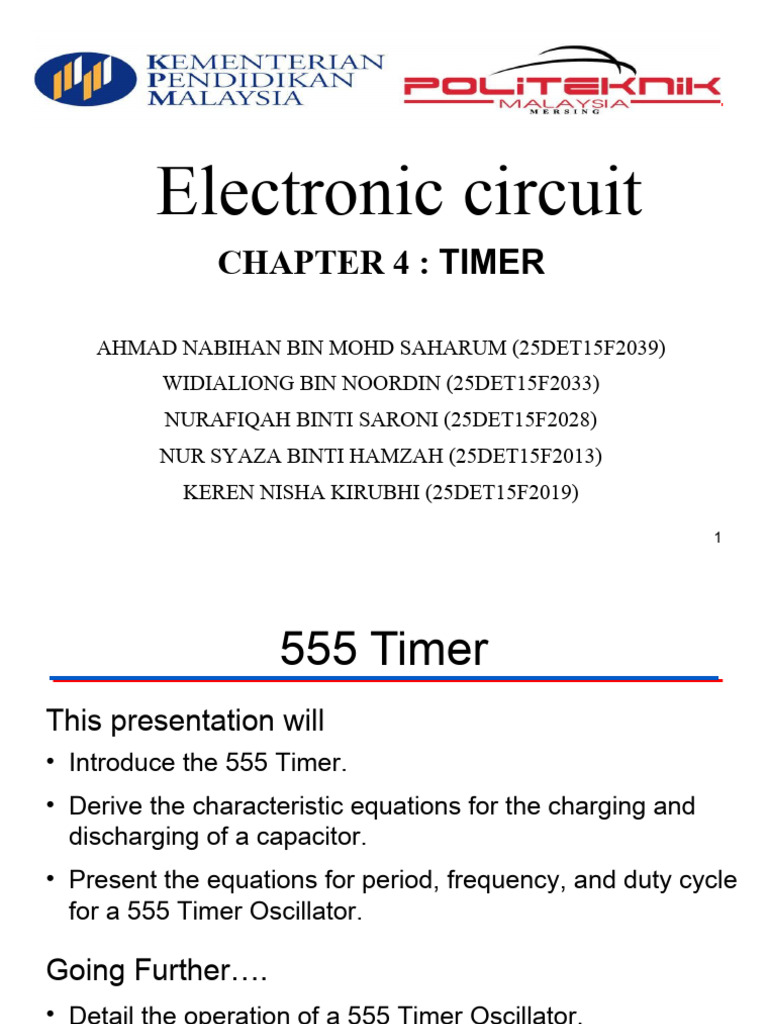 555 Timer | Download Free PDF | Electrical Circuits | Electrical Engineering