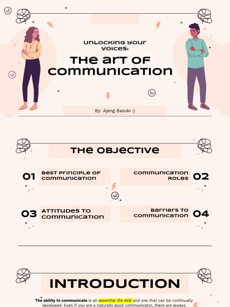 Effective Communication Skills | PDF | Communication | Attitude ...