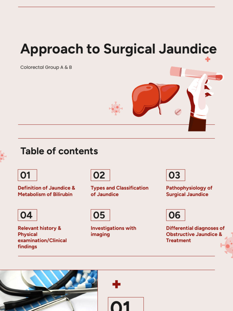 Surgical Jaundice: Types and Diagnosis | PDF | Clinical Medicine | Liver