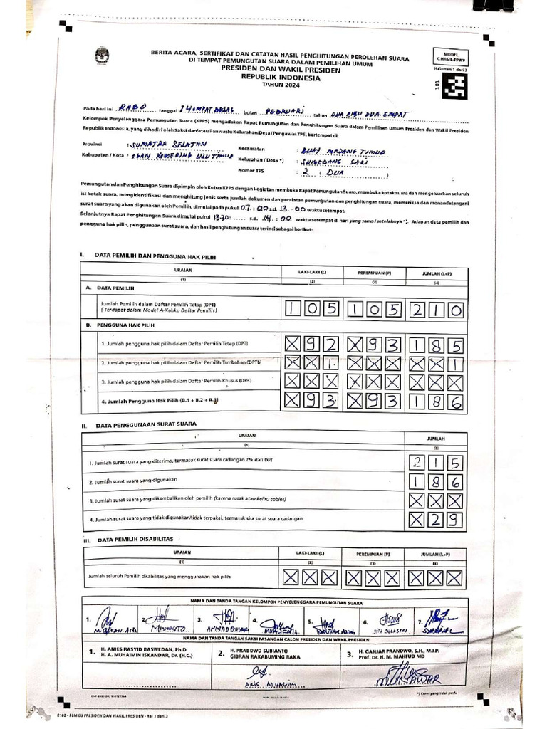 PLANO PRESIDEN TPS 02 | PDF