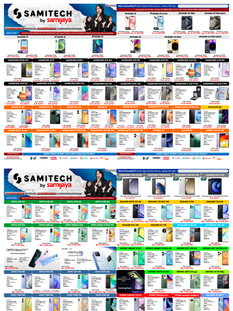 Brosur Gadget - 16 April 2024 | PDF