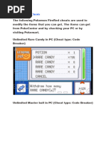 Pokémon Reloaded Edition: Game Controls | PDF | Pokémon