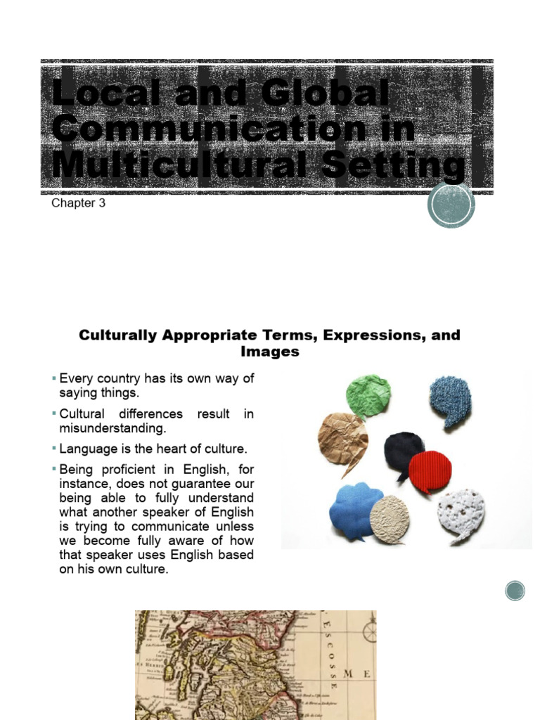 Local and Global Communication in Multicultural Setting - Purposive Communication | PDF ...
