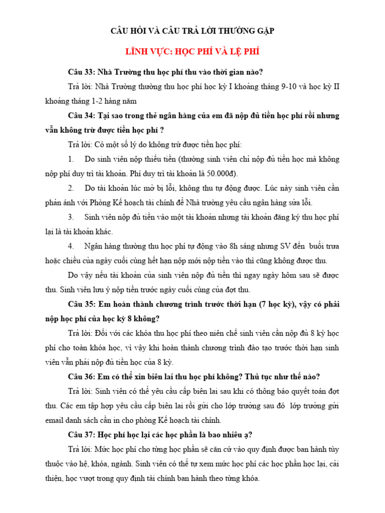 Hoc Phi Va Le Phi | PDF