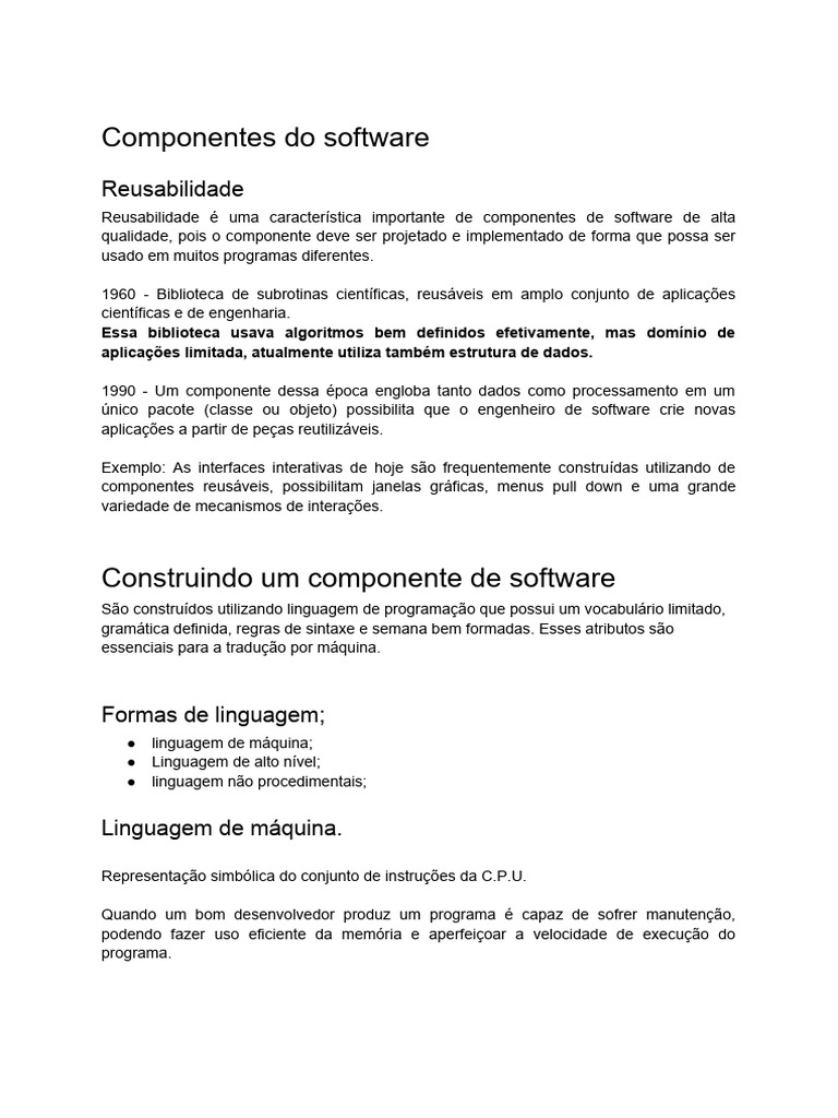 Resumo Final de Engenharia de Software | PDF | Desenvolvimento ágil de ...