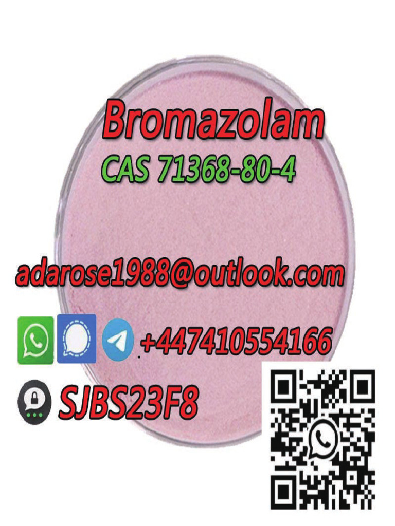 High Purity Bromazolam CAS 71368-80-4 | PDF