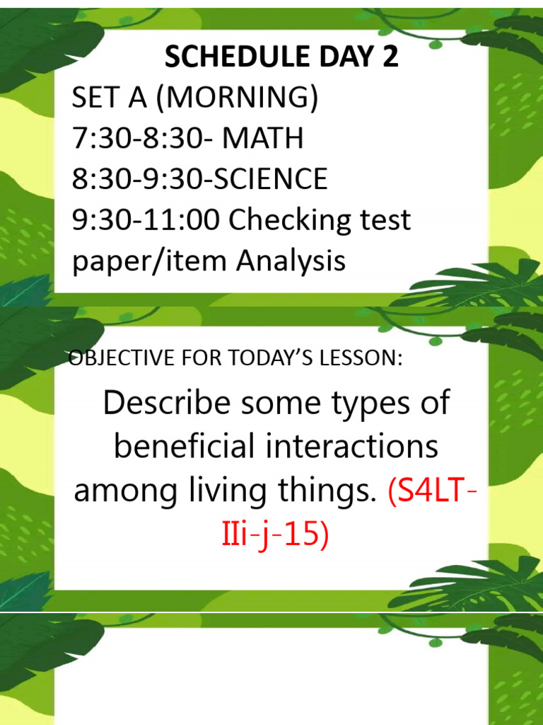 COT Power Point Presentation | PDF | Zoology | Biology