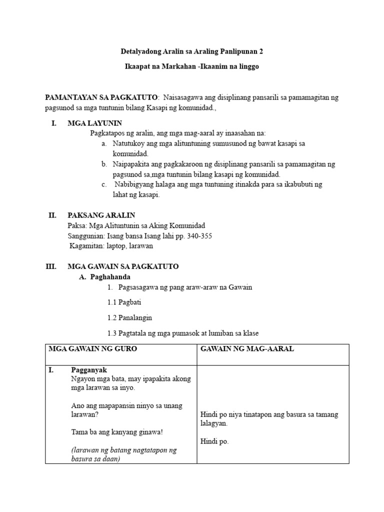 dETAILED lESSON pLAN AP | PDF