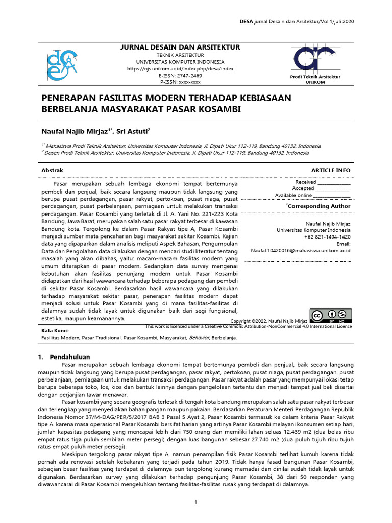 NAUFAL NAJIB MIRJAZ - Paper UAS PENERAPAN FASILITAS MODERN TERHADAP KEBIASAAN | PDF | Seni