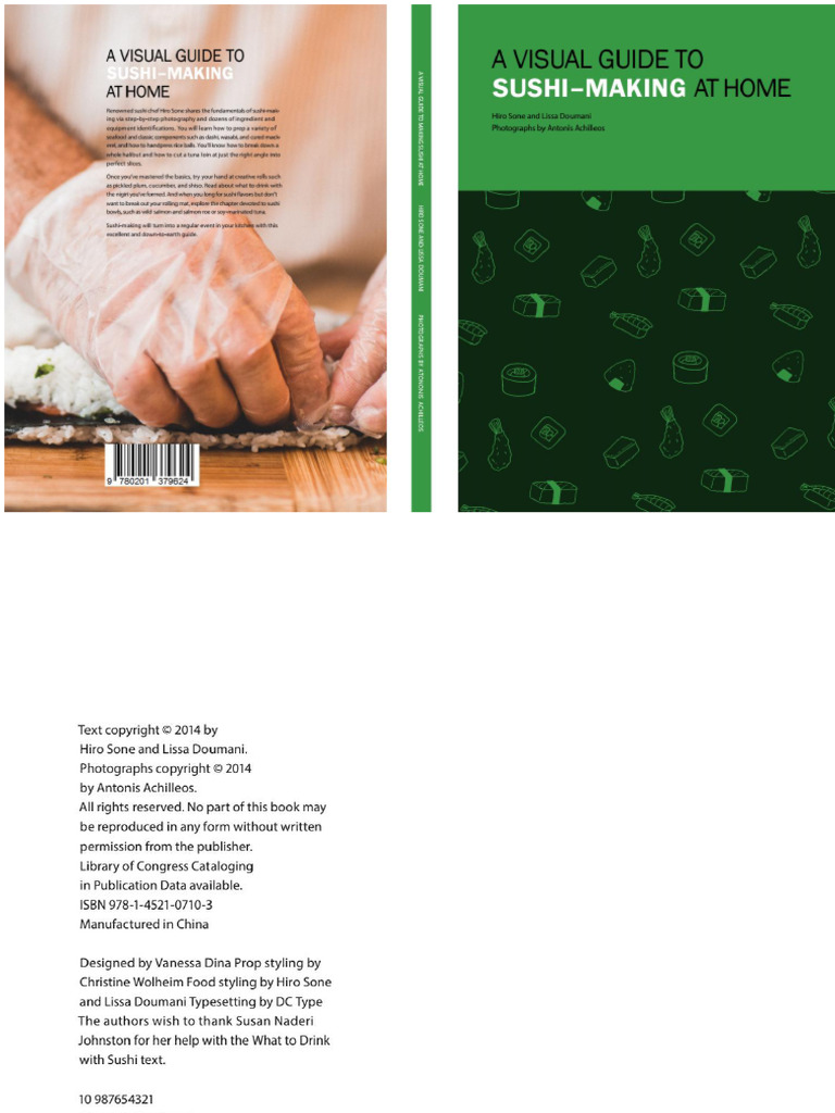 Sushi - A Visual Guide To Suhi-Making at Home - Hiro Sone & Lissa ...