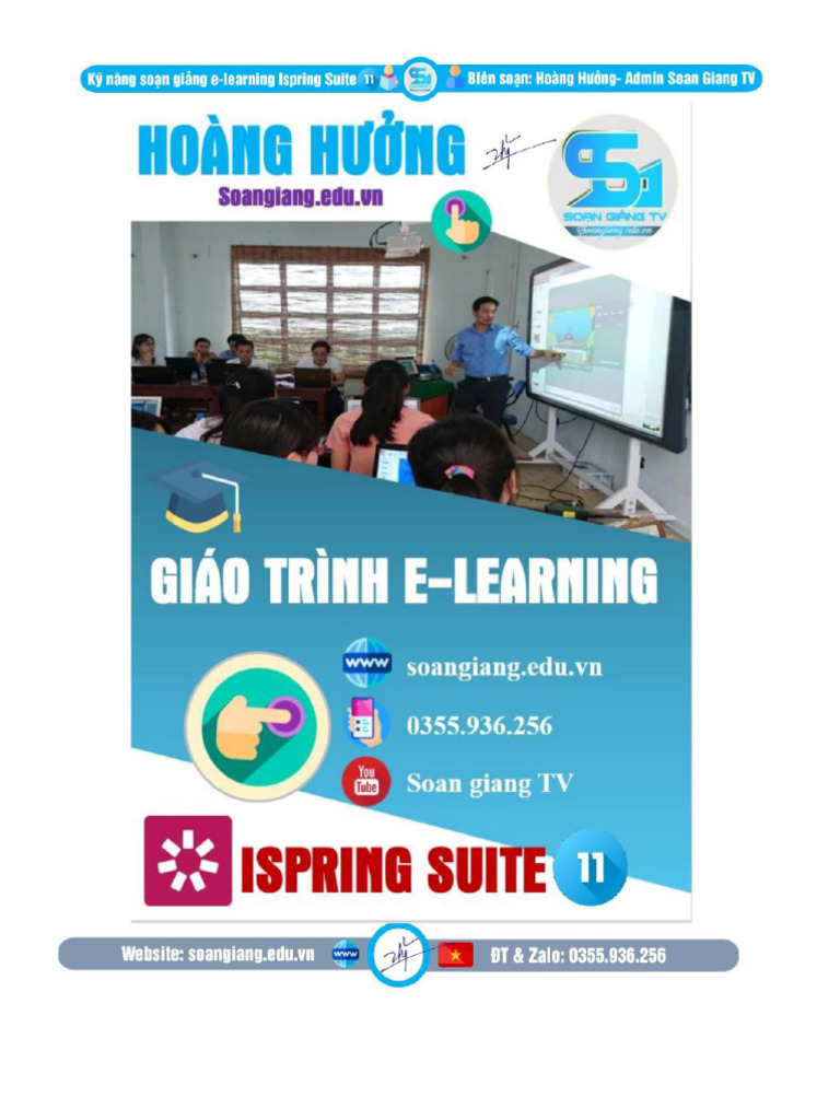 Giáo Trình Elearning Ispring Suite 11 | PDF