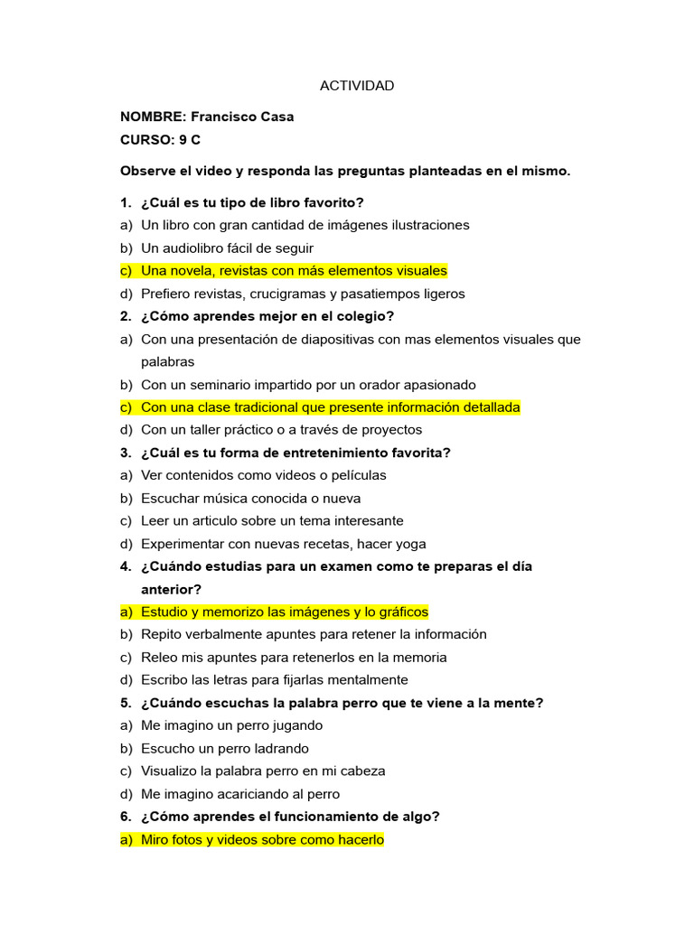 Orientacion | PDF | Aprendizaje | Ciencia cognitiva