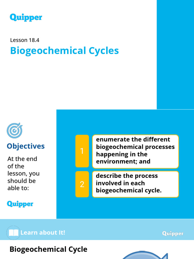Biogeochemical Cycles | PDF | Nitrogen | Water Cycle