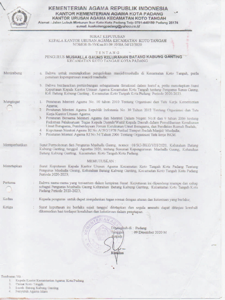 PROPOSAL SURAU GAUNG - Compressed | PDF