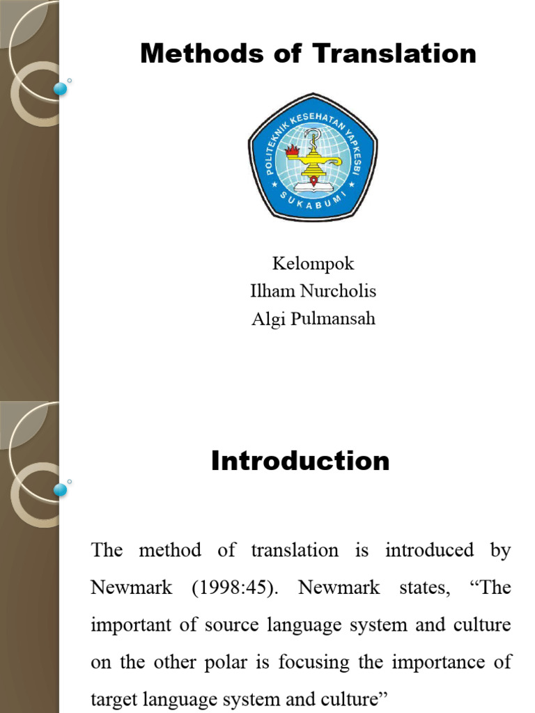 Method of Translation | PDF | Translations | Linguistics