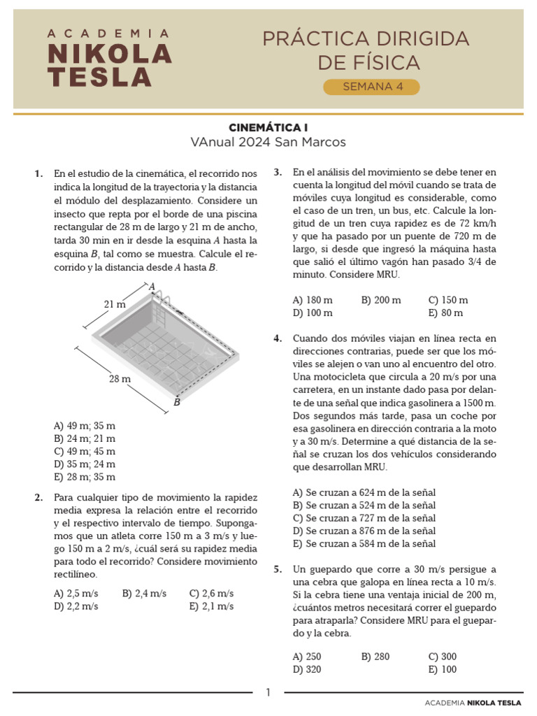 Sem 4 | PDF | Cinemática