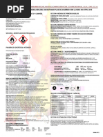 Hoja de Datos de Seguridad de Pintura en Areosol Comex | PDF | Agua | Ciencias fisicas