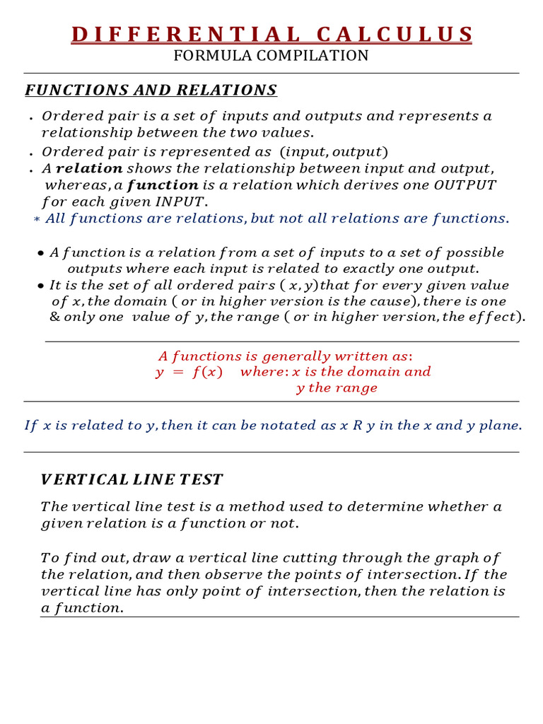 Differential Calculus | PDF