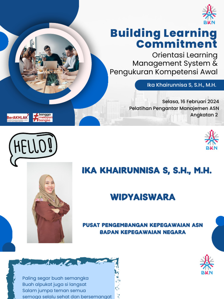 Building Learning Commitment | PDF | Pengembangan Diri