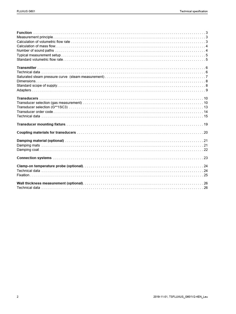 Tsfluxus - g601st - En-P02 | PDF | Chemical Engineering | Physical Sciences