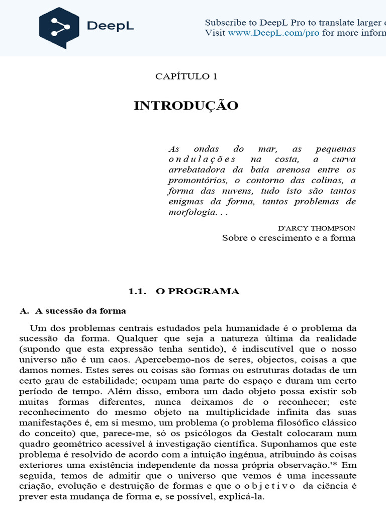 Sucessão da Forma e Indeterminismo | PDF | Science | Geometria