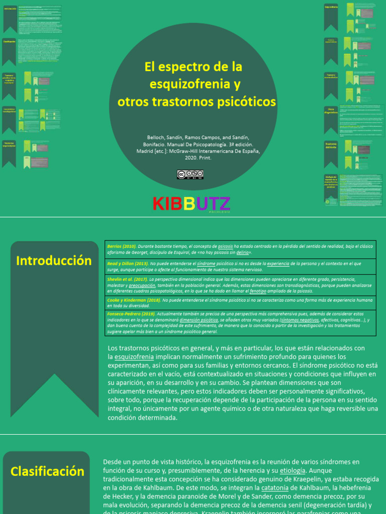 El Espectro de La Esquizofrenia | PDF | Esquizofrenia | Psicosis