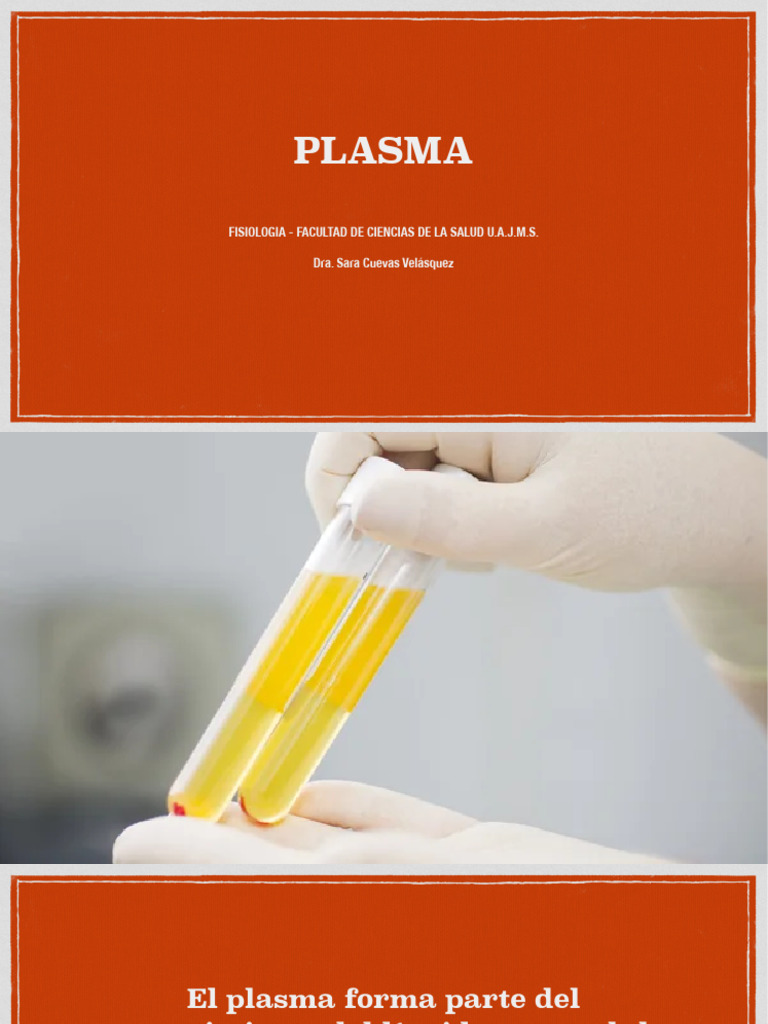 5 Plasma | PDF | Sangre | Citoplasma