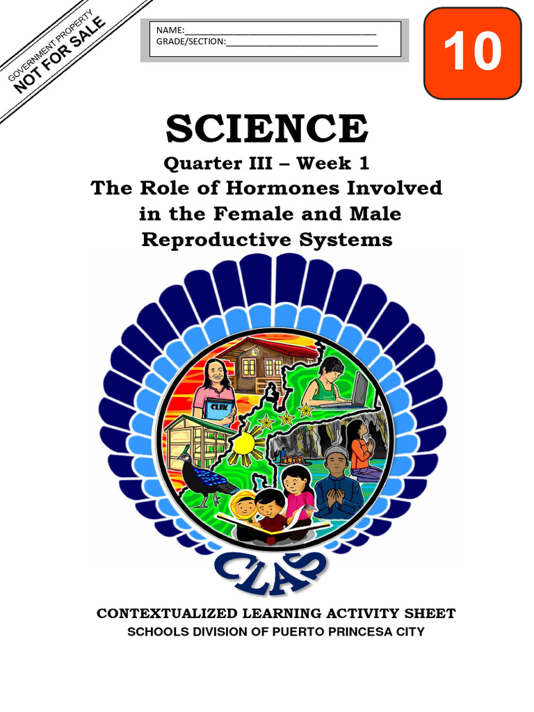 Science10 QIII Clas1 The Role of Hormones Involved in The Female and ...