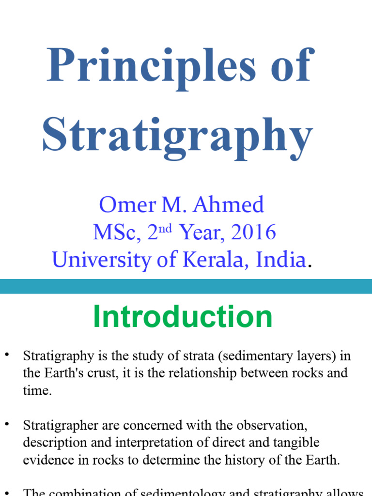 Key Principles of Stratigraphy | PDF | Rock (Geology) | Geology