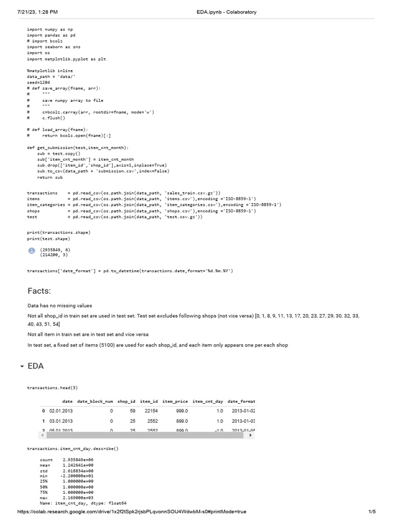 Number of Orders Eda Part | PDF | Software Engineering | Computer Programming