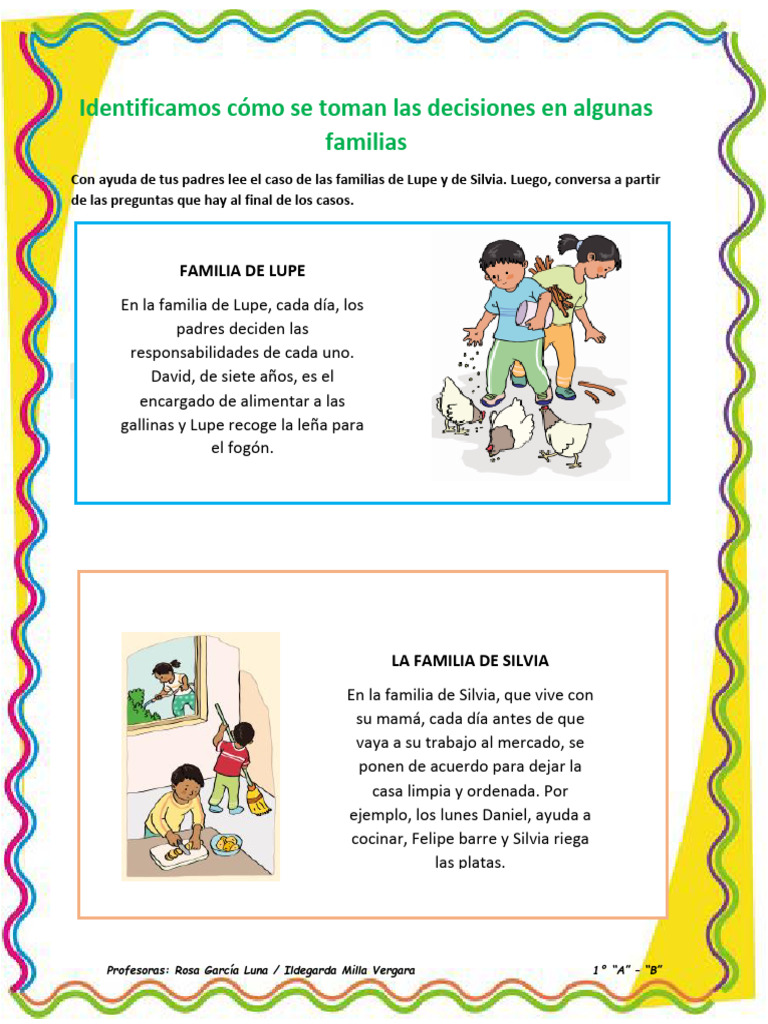 Cómo Se Toman Decisiones en Familia | PDF