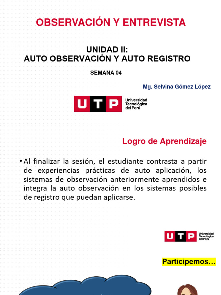 S04 - s1 Beneficios y Dificultades de La Autoobservación | PDF ...