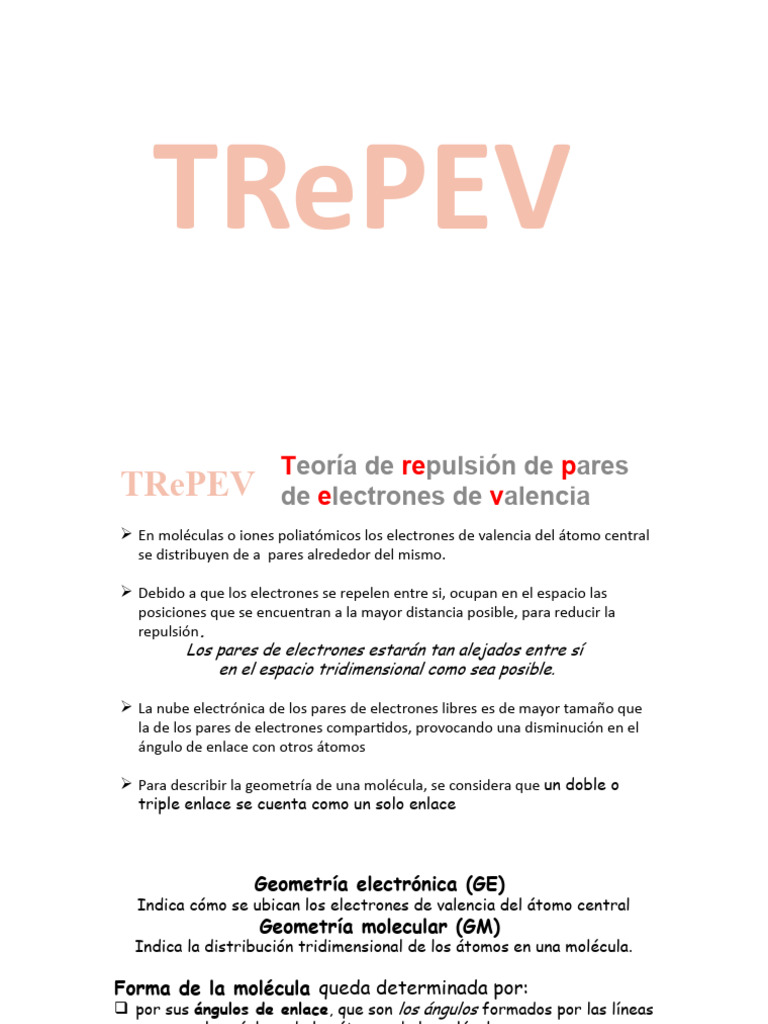 Trepev | PDF | Enlace químico | Mecánica cuántica