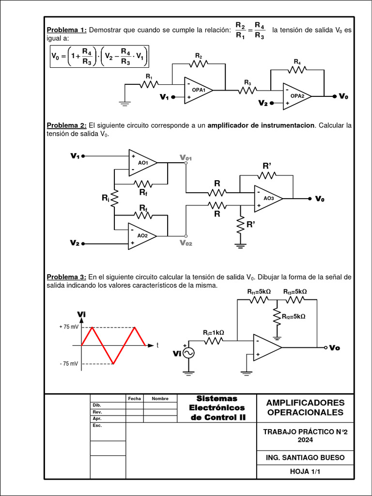OP-TRABAJO PRACTICO N°2-SEC2-2024 | PDF | Equipo eléctrico ...