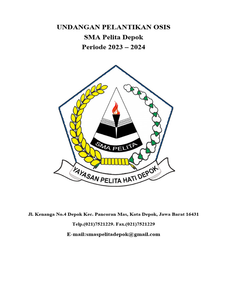 Proposal Pelantikan Osis | PDF