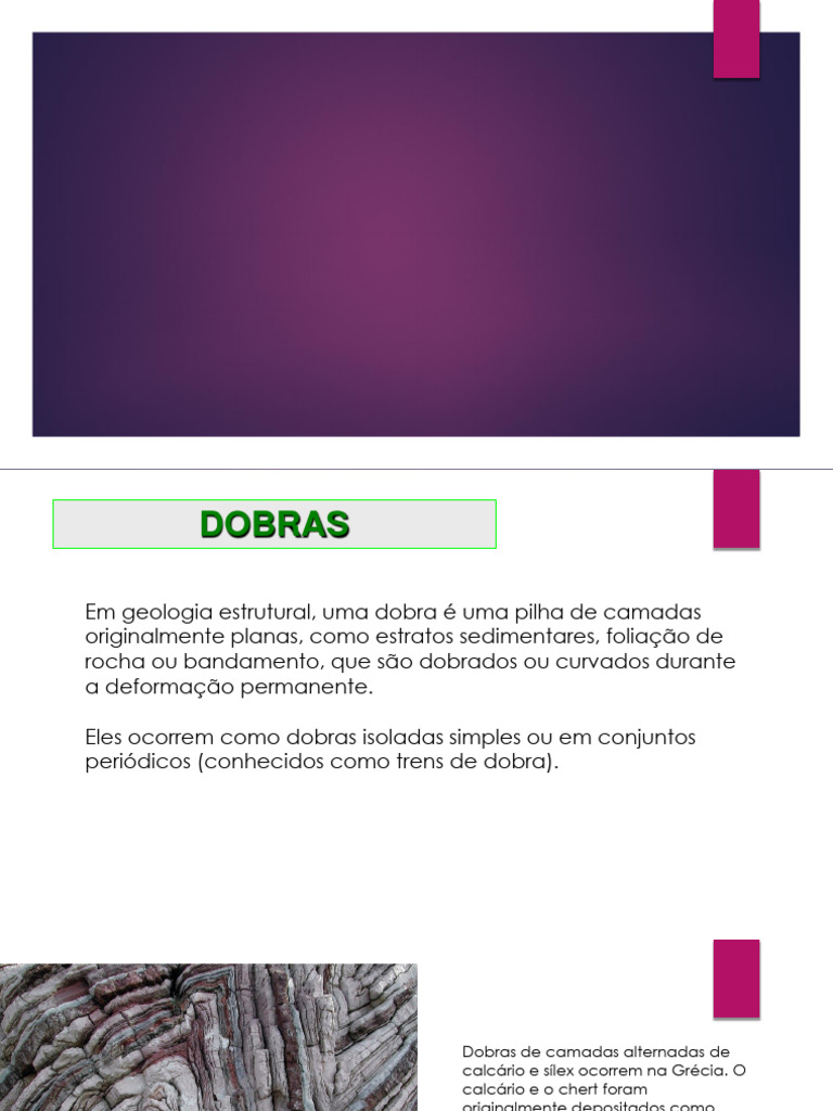 Tipos e Elementos das Dobras Geológicas | PDF | Geologia