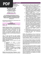 R.A 10918 | PDF | Pharmacist | Pharmacy