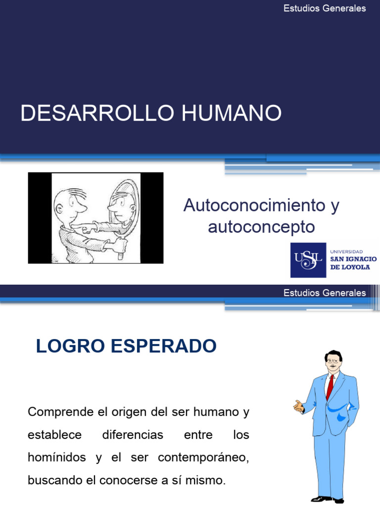 Semana 1 Autoconocimiento y Autoconcepto | PDF | Humano | Comportamiento