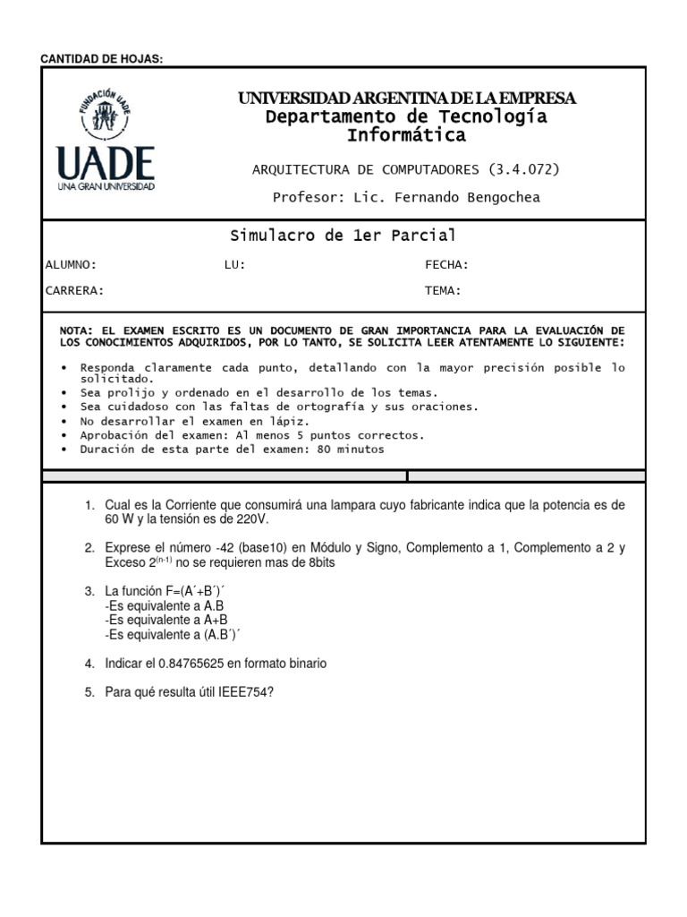 Simulacro FJB 2024 SDD | PDF