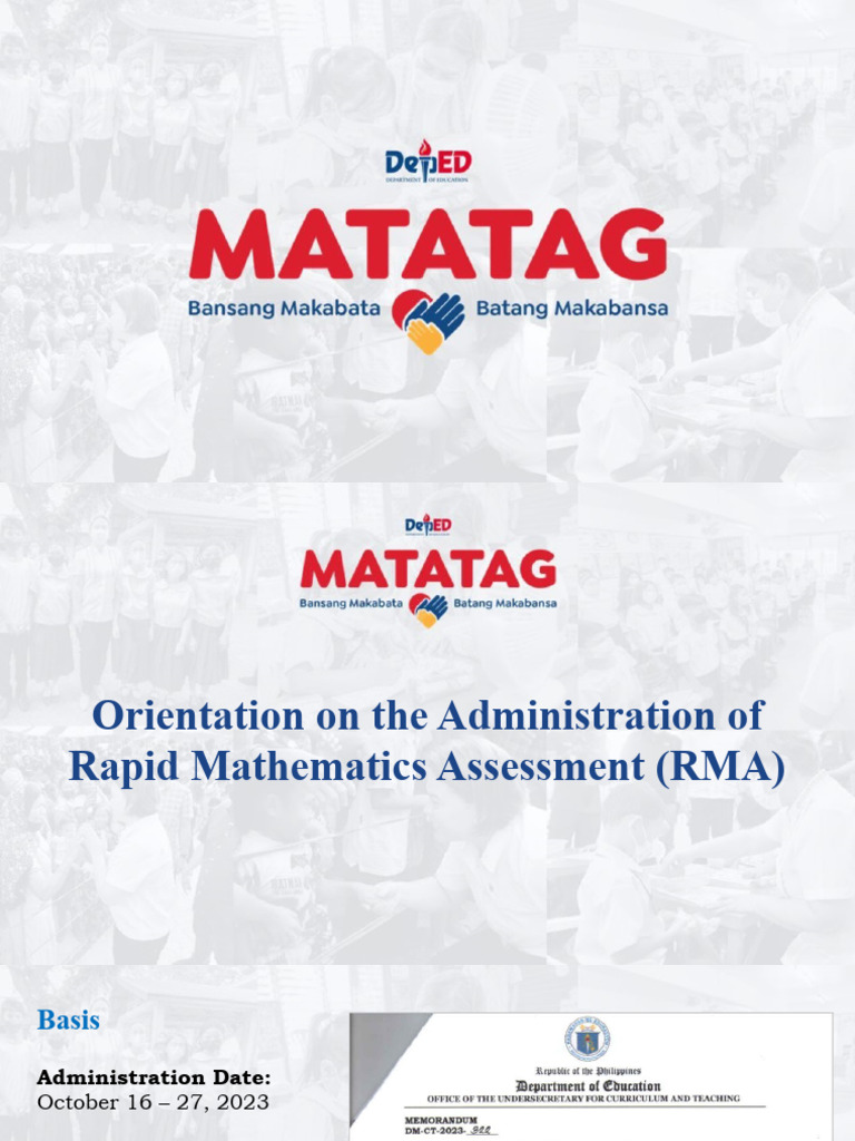 RMA Orientation Material Final | PDF
