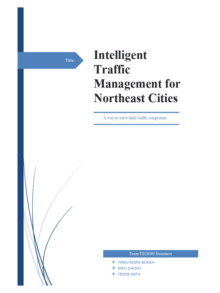 Intelligent Traffic Management | PDF | Traffic | Intelligence (AI ...