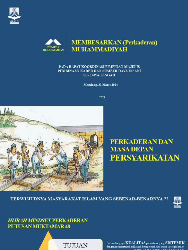 Membesarkan Muhammadiyah Dengan Kader | PDF | Karier & Perkembangan | Komputer