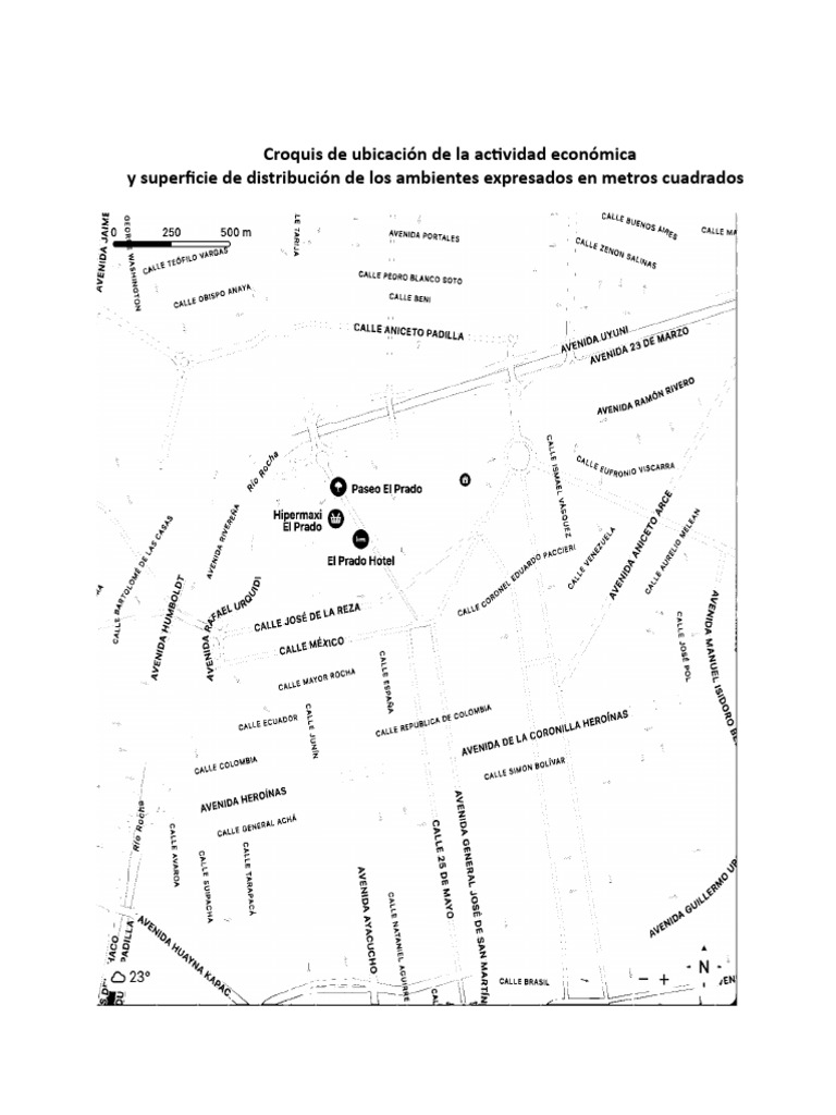 Croquis de Ubicación de La Actividad Económica | PDF