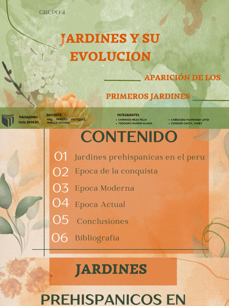 Jardines en La Historia g4 | PDF | Perú | Imperio Inca