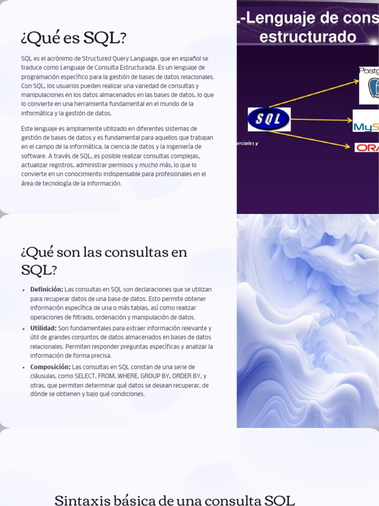 Que-es-SQL | PDF | SQL | Bases de datos