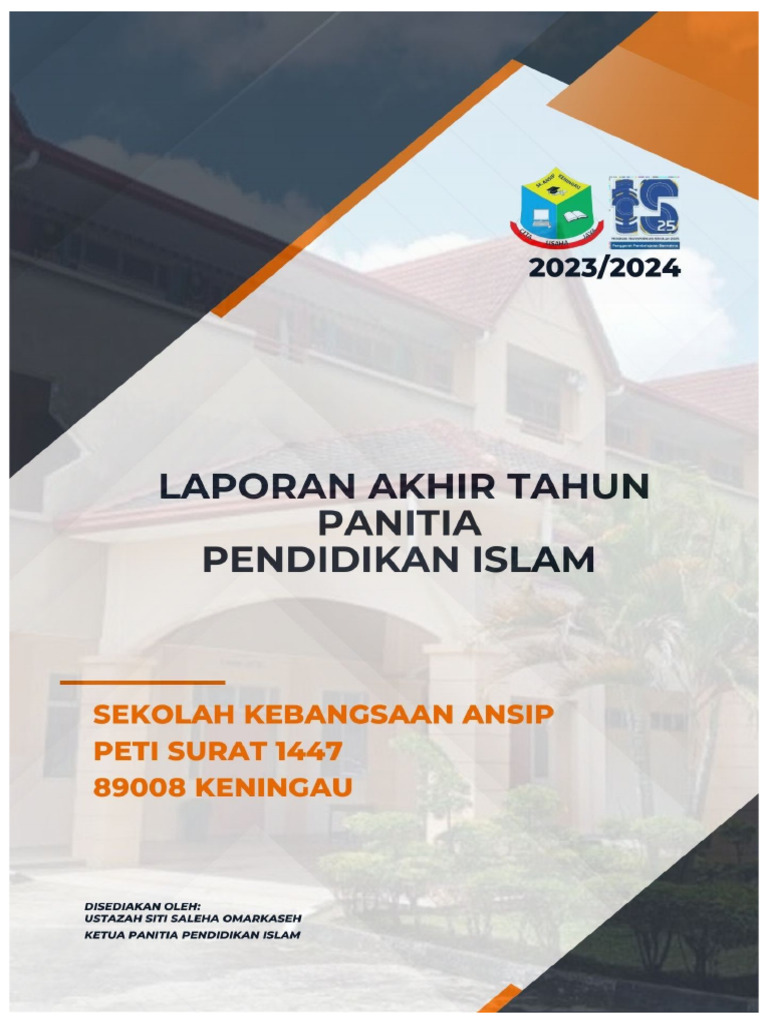 Laporan Akhir Tahun Panitia Pendidikan Islam 2023 | PDF