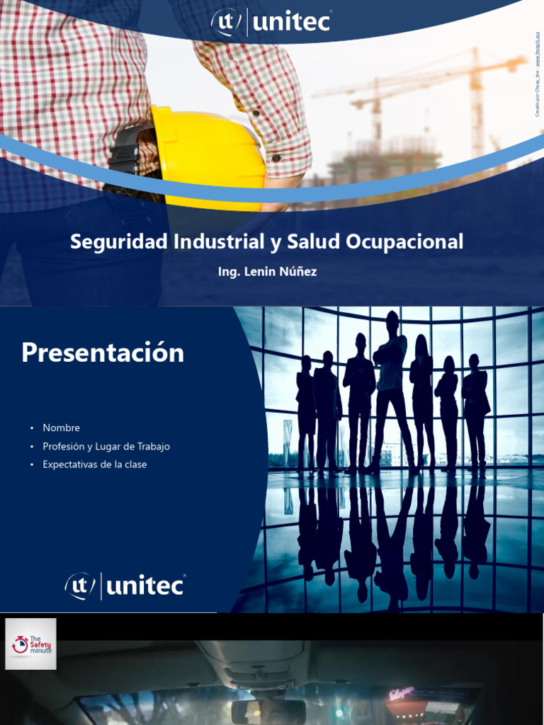 Presentación Seguridad Industrial I | PDF | Administración de Seguridad y Salud Ocupacional ...